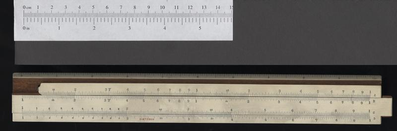 Linear slide rule | MIT Museum