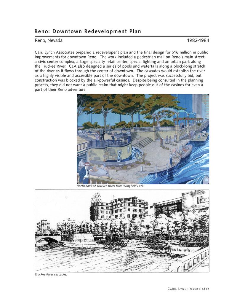 Downtown Reno Redevelopment Plan | MIT Museum