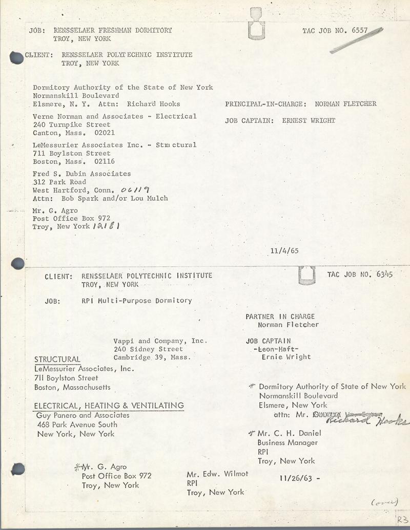 Freshman Housing Complex, Rensselaer Polytechnic Institute | MIT Museum