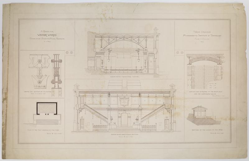 "Water Works, Engine House, Standpipe Tower, Resevoir" | MIT Museum