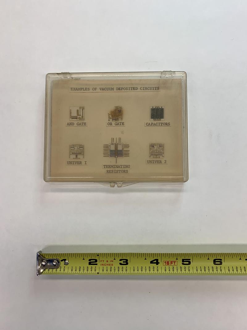Examples of vacuum deposited circuits | MIT Museum