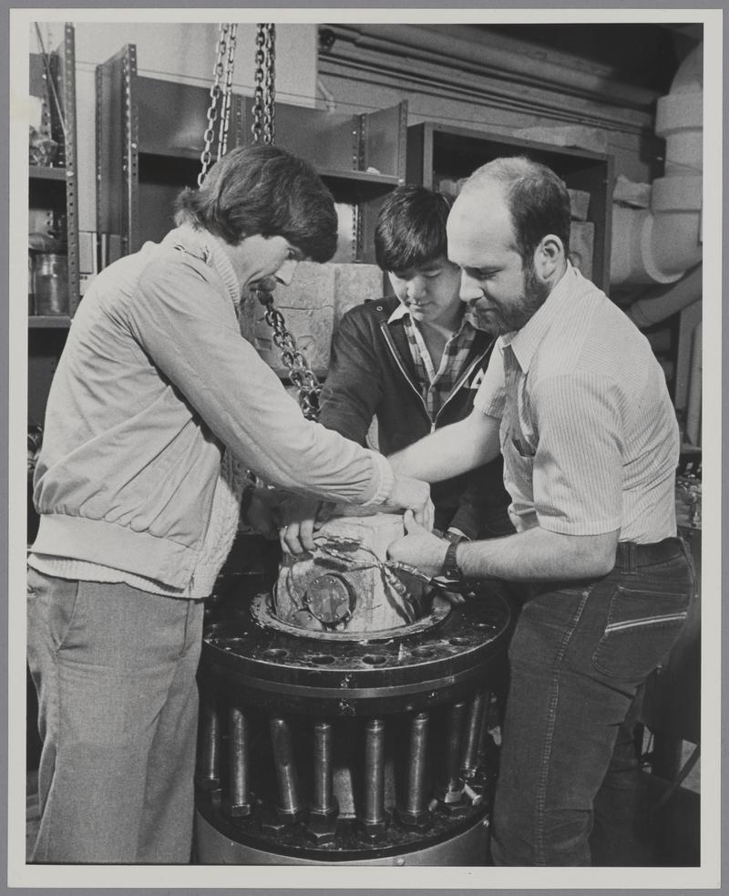 Michael P. Cleary in laboratory, 1982 | MIT Museum