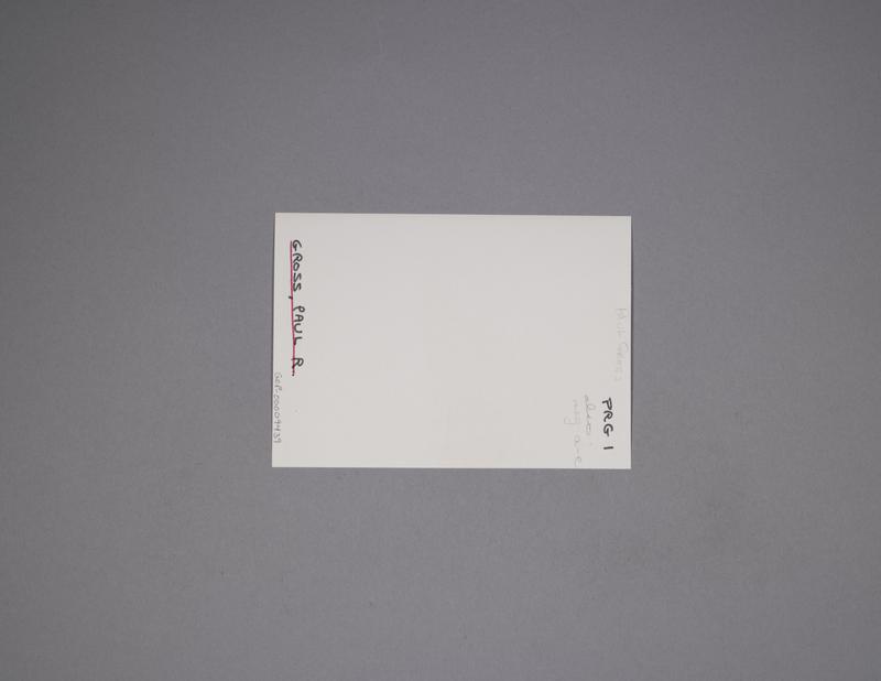 Gross, Paul Randolph | MIT Museum