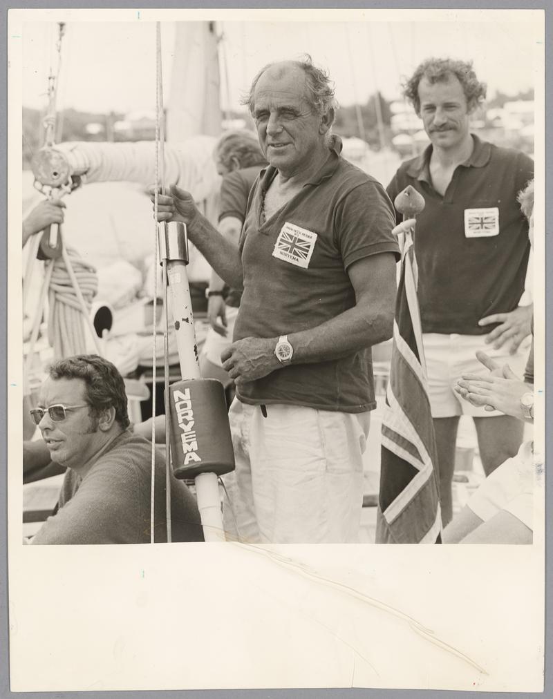 Anthony P. Hays with Ted Hicks on "Noryema" | MIT Museum