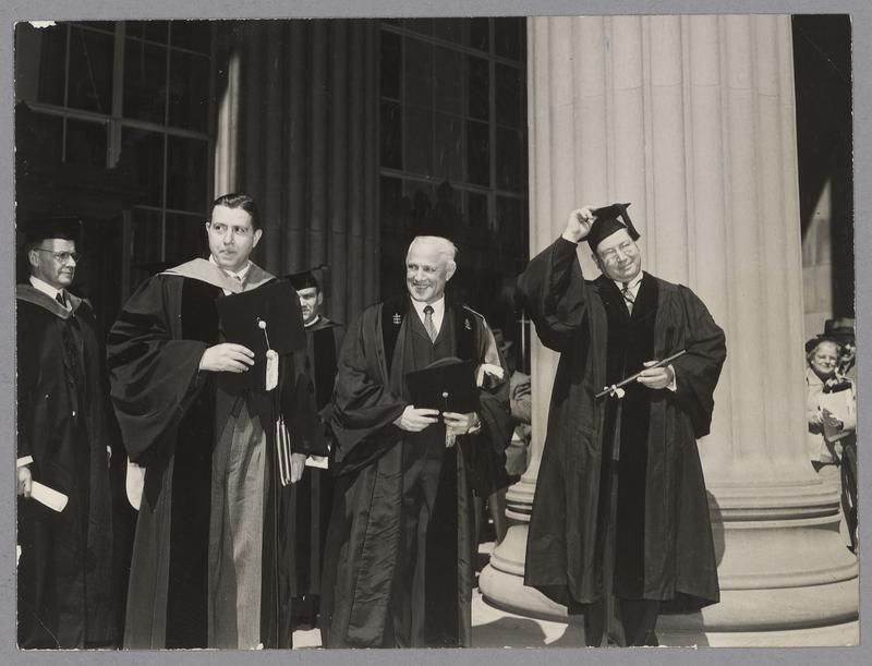 Group with James Rhyne Killian at Inauguration, 1949 | MIT Museum