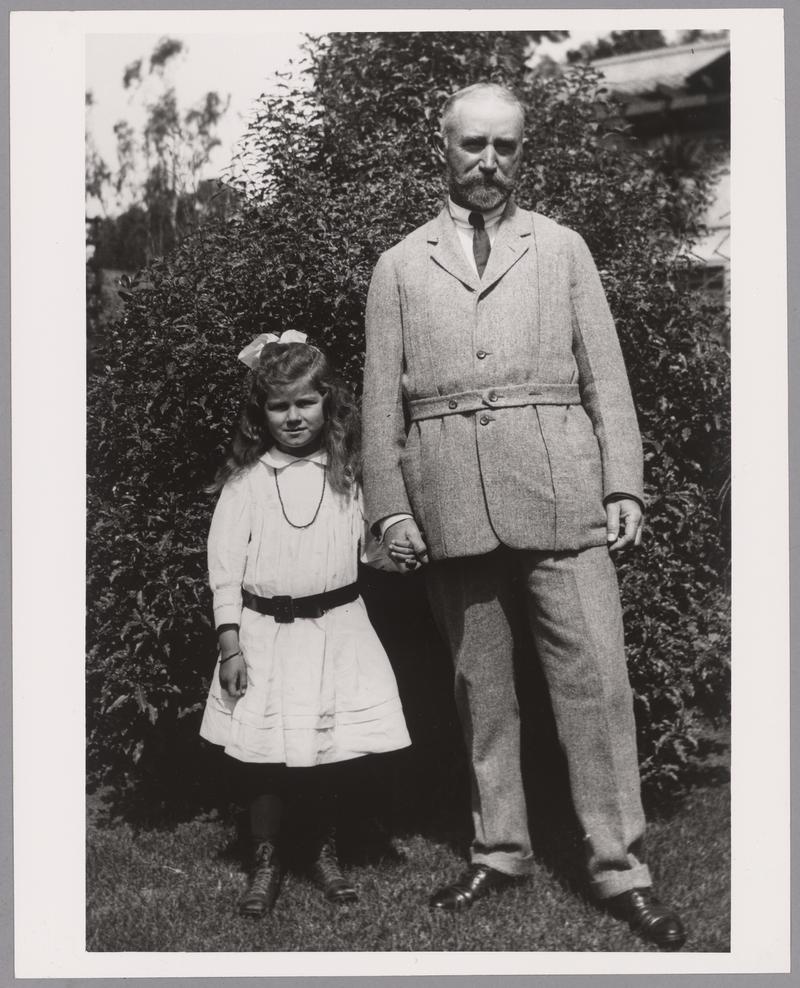 Henry Smith Pritchett with daughter Edith | MIT Museum