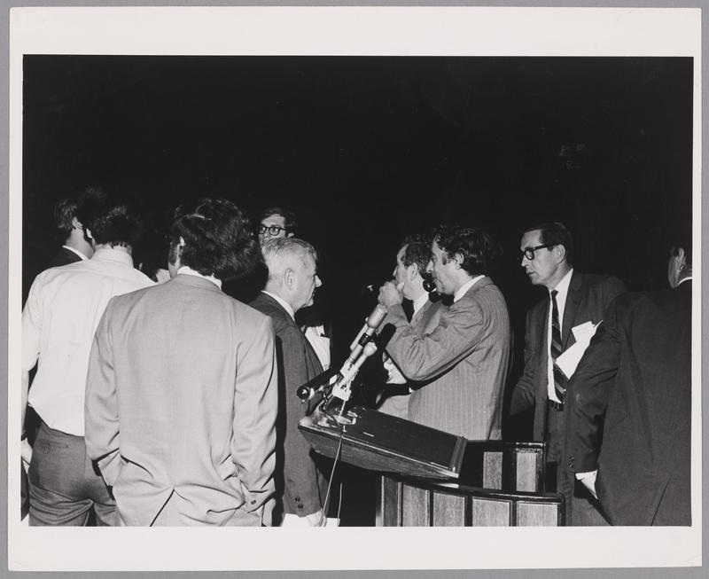 Jerome Bert Wiesner, Jerrold R. Zacharias and Robert M. Byers at event ...