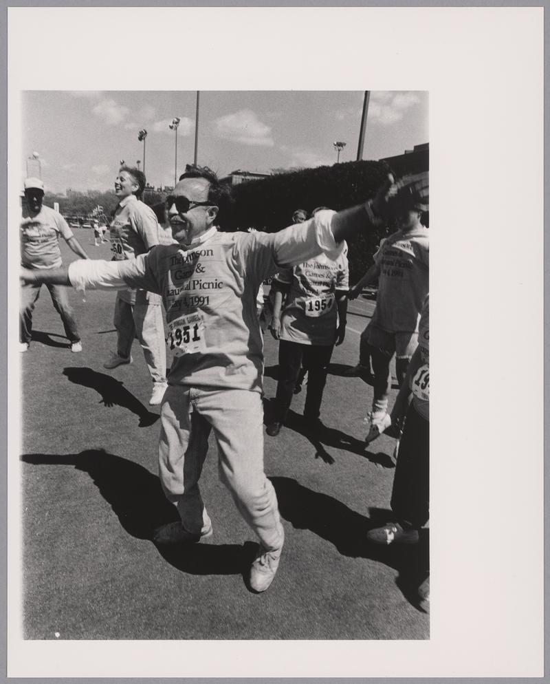 Constantine B. Simonides at picnic, 1991 | MIT Museum