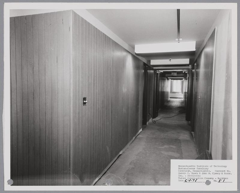Building W51, Burton-Conner House, interior, renovation, view of ...