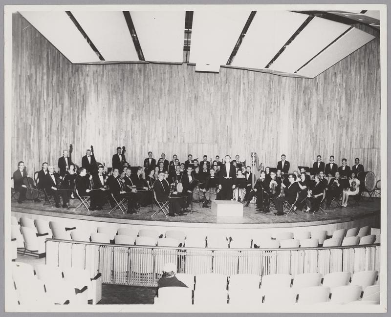photograph from Department of Humanities -- Music -- Symphony Orchestra ...