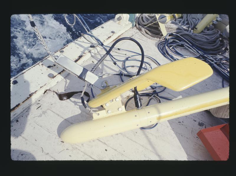 Klein Associates, Inc. K-Wing Attached to Side Scan Sonar Towfish on ...