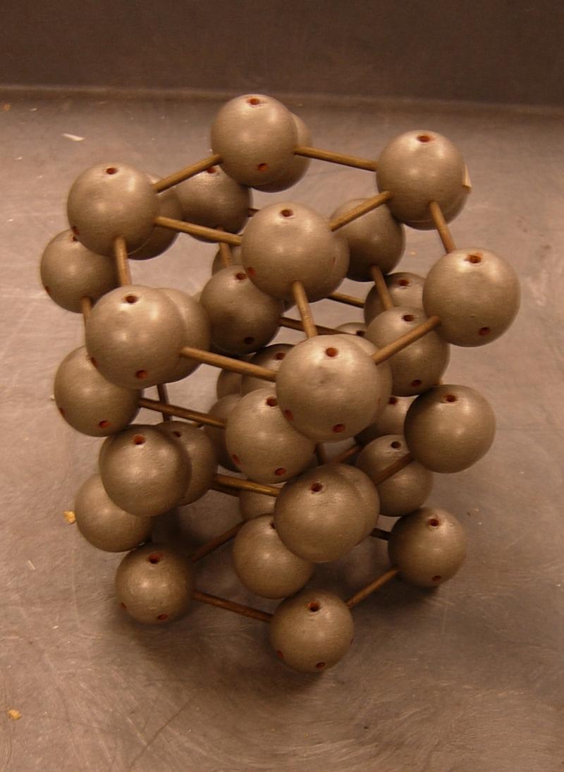 Unidentified crystal structure model | MIT Museum