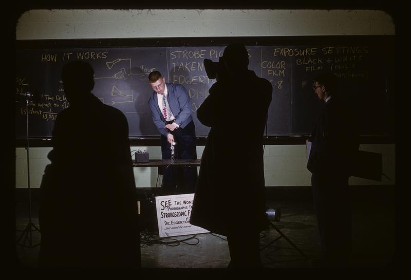 Stroboscope demonstration, MIT (Cambridge, MA) - 1954 (?) | MIT Museum
