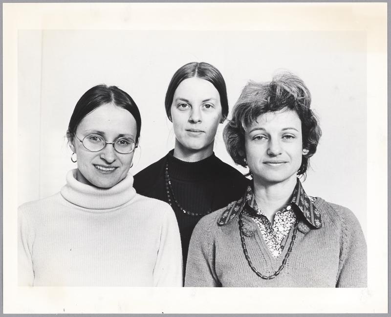Jurate J. Barnes, Joyce Bowden and Barbara De Maio, circa 1974 | MIT Museum