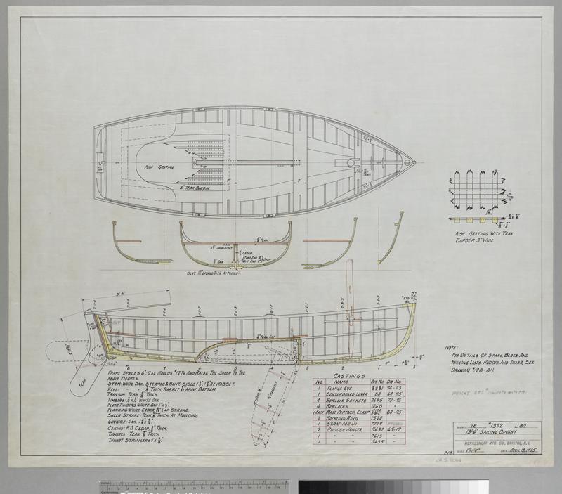 13'-6" sailing dinghy | MIT Museum