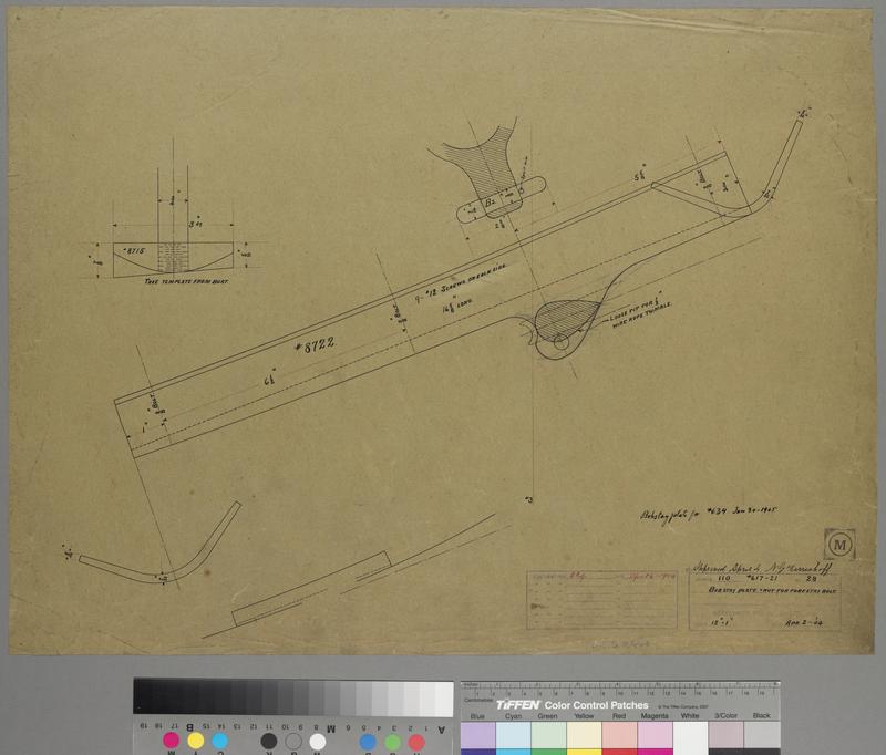 Bobstay plate and nut for forestay bolt | MIT Museum