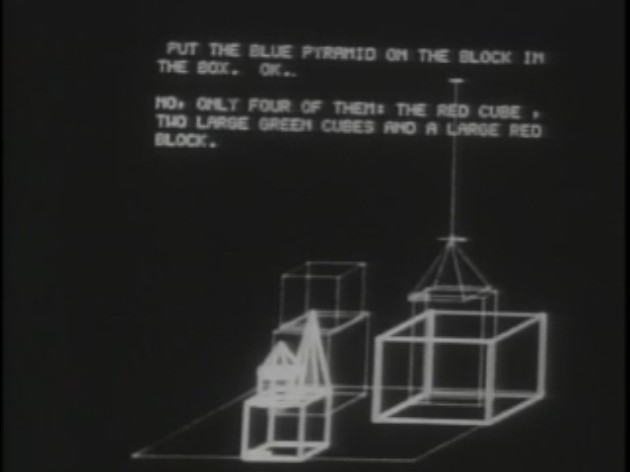 SHRDLU demonstration | MIT Museum